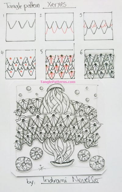 How to draw XERXES « TanglePatterns.com