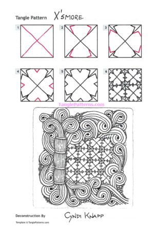 How to draw X’SMORE « TanglePatterns.com