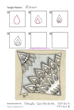 How to draw ZAON « TanglePatterns.com