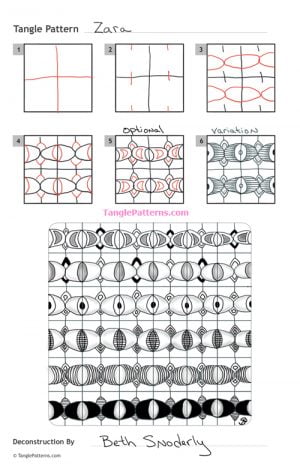 How to draw ZARA « TanglePatterns.com