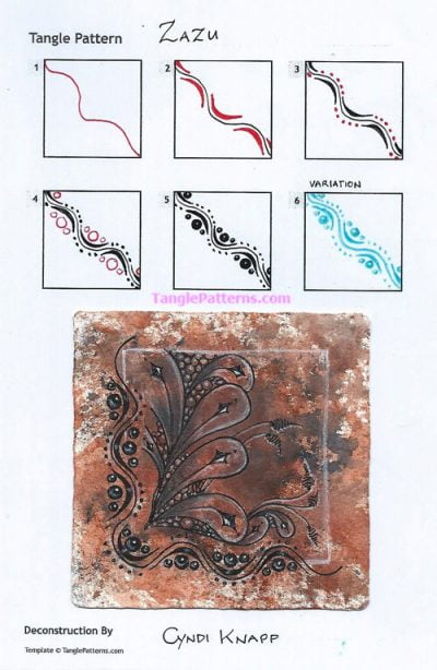 How to draw ZAZU « TanglePatterns.com