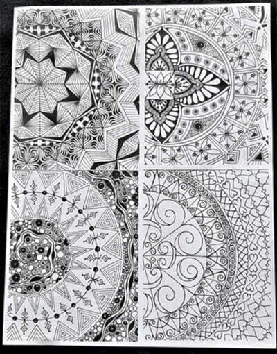 Zentangle-Inspired Cardmaking Tutorial: Part 1 – Making a ZIA Card ...