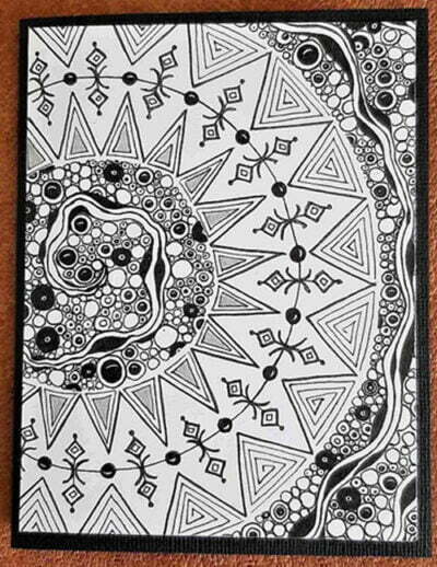 Zentangle-Inspired Cardmaking Tutorial: Part 2 – Making Multiple Cards ...