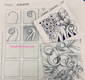 How to draw ZIRAFFE « TanglePatterns.com